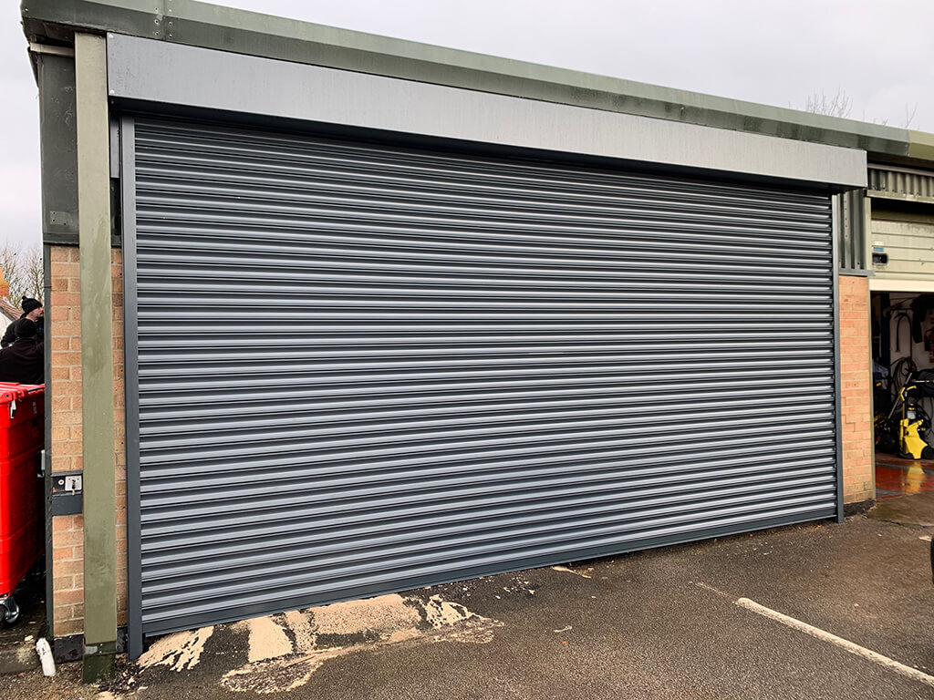 Shopfront shutters fitted in Bath | Brunel Doors